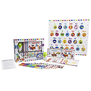 Disney Baby - My Big Learning Box Set - Educational Touch & Talk Reader with 3 Interactive Books, 48 Flashcards, and Poster - PI Kids