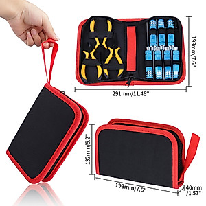 RC Tool Kit - RC Screwdriver(Flat/Phillips/Hex), Screw Kit, Pliers, Wheel Wrench, Tray for RC Car FPVDone Quadcopter Helicopter Boat Compatible with Traxxas, Axial, Redcat, HPI, Losi RC Repair Tools