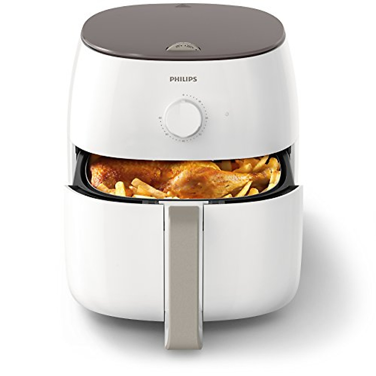 Philips Twin TurboStar Technology XXL Airfryer with Fat Reducer, Analog Interface
