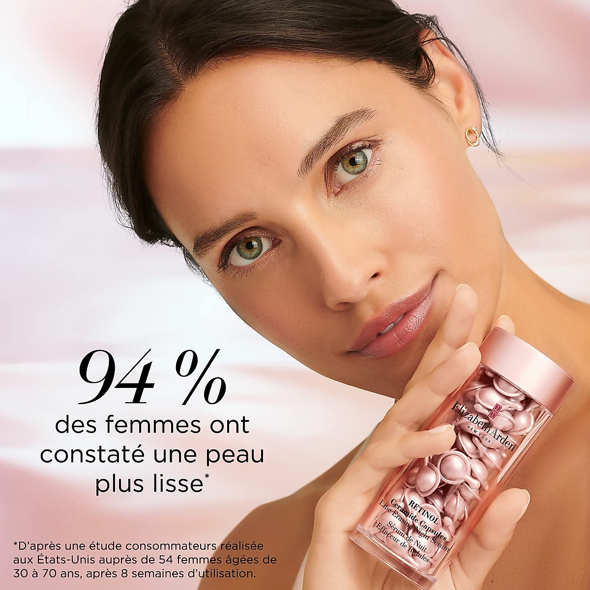 Elizabeth Arden Smooth & Plump Bundle, Retinol & Hyaluronic Acid Serum Ceramide Skincare Capsules