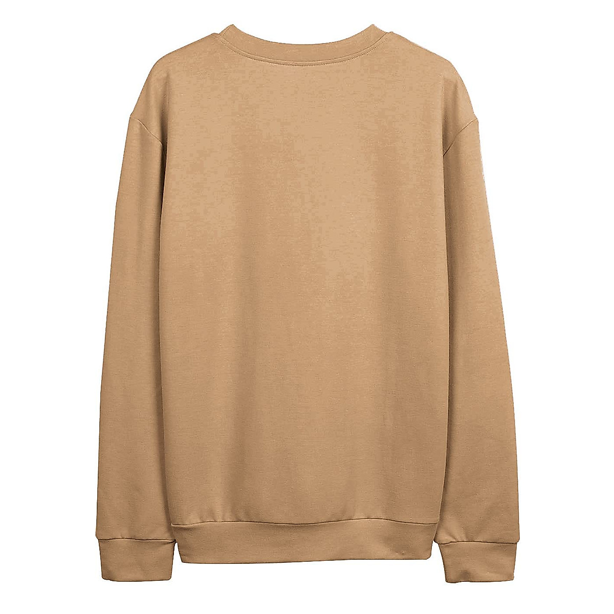 EGELEXY Mama Sweatshirt Women Funny Letter Print Mom Life Blouse Tops Casual Long Sleeve Pullover Tees (Apricot, Large)