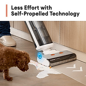 Ultenic Wet Dry Vacuum Cleaner, AC1 Cordless Vacuum Mop All in One Combo for Hard Floors, 45min Runtime, Wet and Dry Mess Separation, Self Cleaning, Powerful Suction for Sticky Messes and Pet Hair