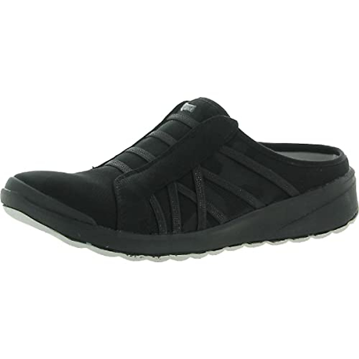 BZees Womens Golden Mule Clog Black Camo Jacquard 11 M