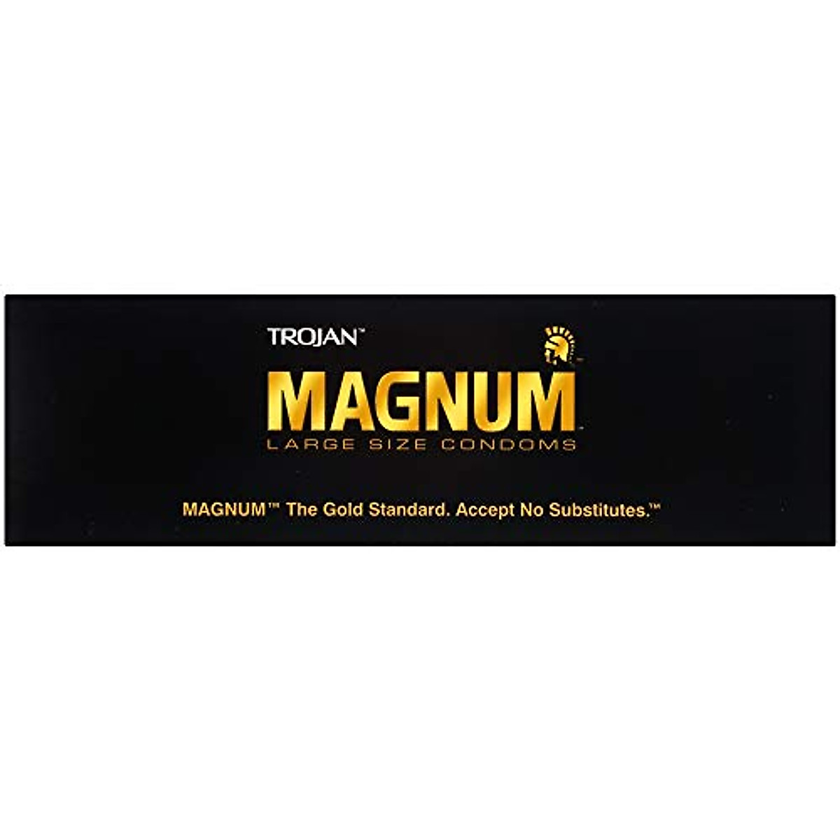 Trojan Magnum Large Size Lubricated Condoms - 12 count