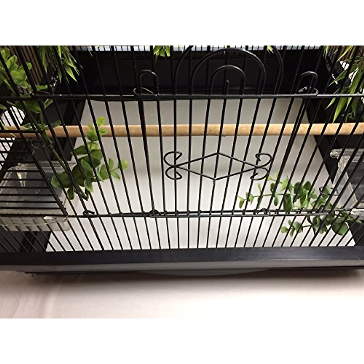 Bird Cage Liners - Poly Coated - Medium Cages - Custom Size - 100 Pre-Cut Sheets - Up to 200 Feet of Paper