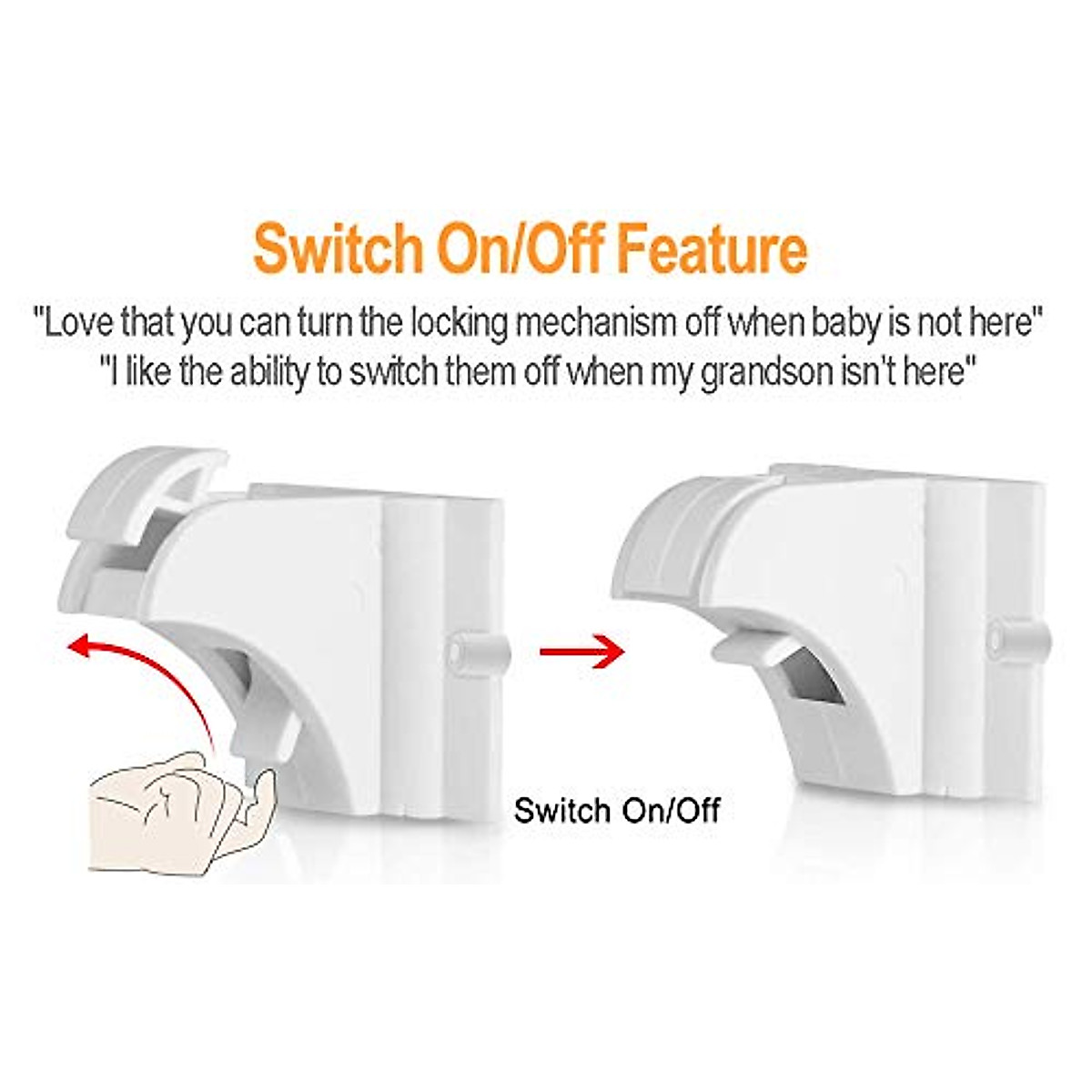 Vmaisi Baby Proofing Magnetic Cabinet Locks (16 Locks and 2 Keys + Installation Cradle Tool)