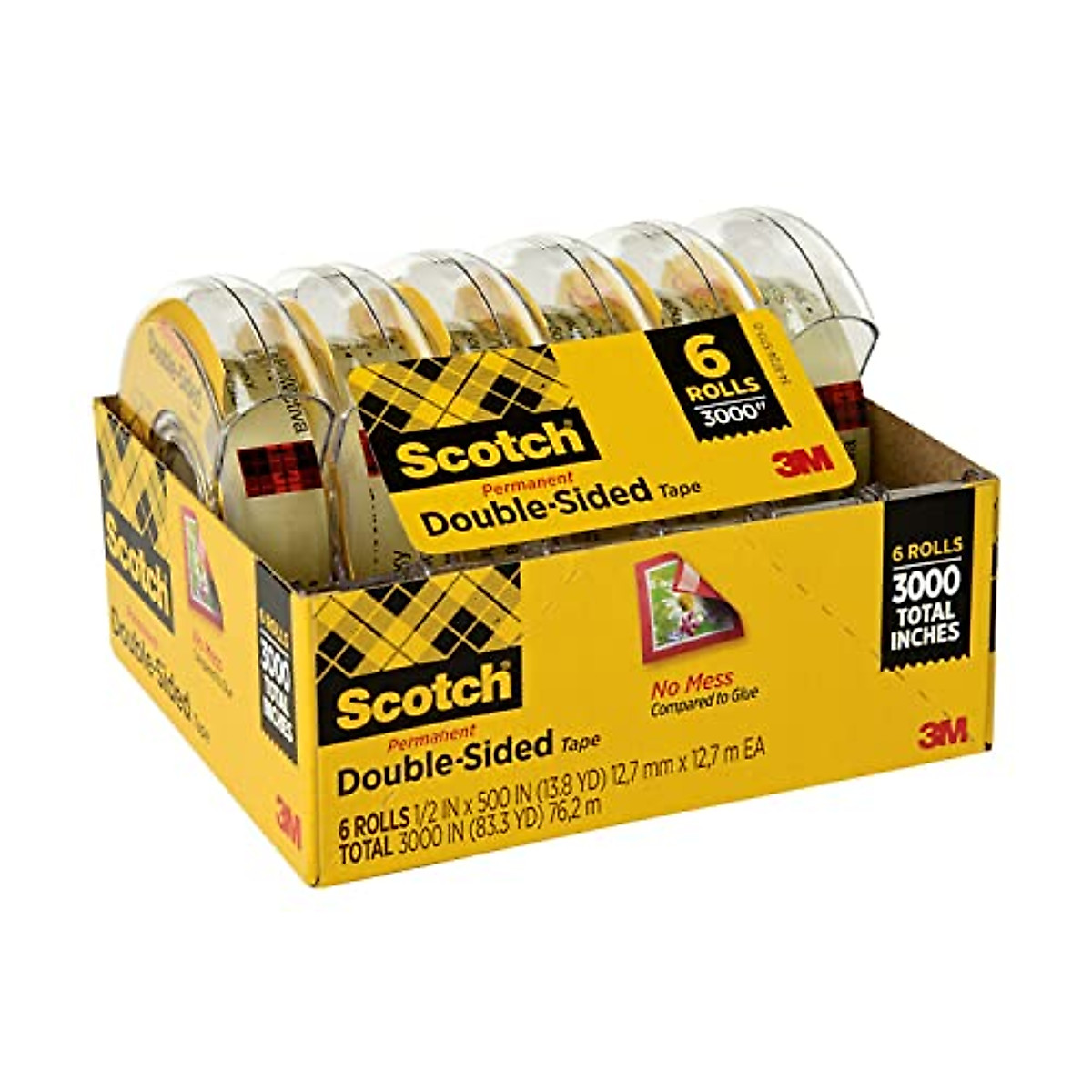 Scotch Thermal Laminating Pouches, 200- Count-Pack of 1, 8.9 x 11.4 Inches, Letter Size Sheets, Clear, 3-Mil (TP3854-200) & Scotch Thermal Laminating Pouches(TP3854-100) & Scotch Double Sided Tape
