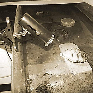 ZHONGJIUYUAN Reptile lamp Holder pet lamp Ceramic Lamp Holder Aquarium Lighting Sun Light UVB Lamp Clip for Fish Tank Turtle Lizard Habitat (Black)