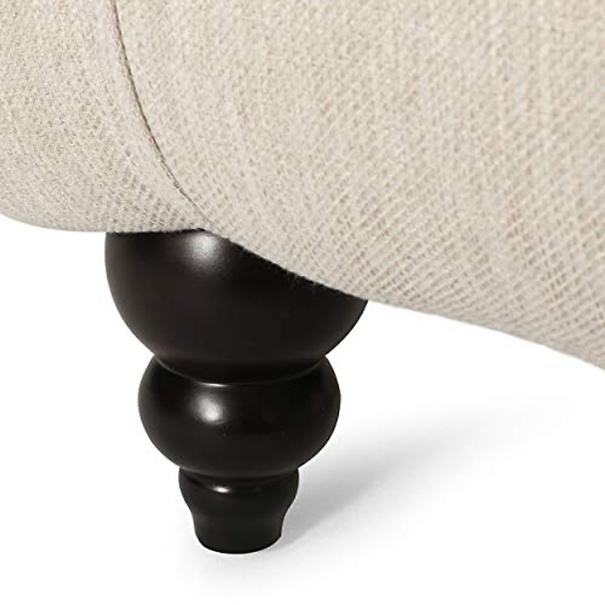 Christopher Knight Home Varnell Chaise Lounge, Beige + Dark Brown