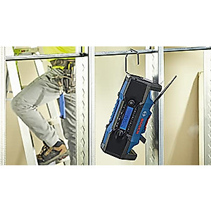 BOSCH GPB18V-2CN 18V Compact Jobsite Radio with Bluetooth® 5.0 , Black