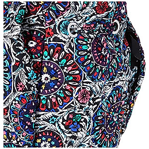 Vera Bradley Women's Cotton Glenna Satchel Purse, Stained Glass Medallion - Recycled Cotton, One Size