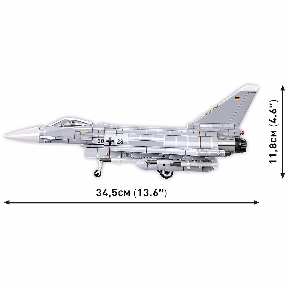 COBI Armed Forces EUROFIGHTER (Germany) Historical Plane
