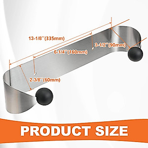 KUAFU One Paper Towel Holder for Kitchen Stainless Steel Rack Under Cabinet