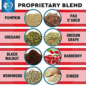 Cats & Dogs Liquid Herbal Medicine & Natural Broad Spectrum Treatment for Tapeworm, Whipworm, Roundworm, and Hookworm - Prevention Medication & Supplement Drops for Kitten and Puppies - Made in USA