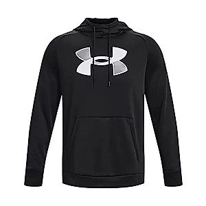 Men's Under Armour Fleece big logo hoodie black medium