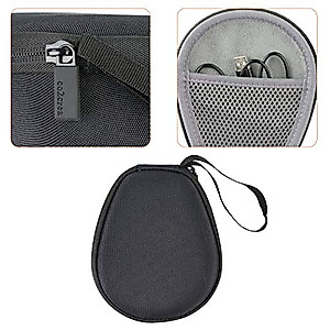 co2CREA Hard Travel Case Replacement for SHOKZ Aeropex/SHOKZ Air/SHOKZ Titanium Mini/SHOKZ Openmove/SHOKZ Openrun Pro Open-Ear Wireless Bone Conduction Headphones