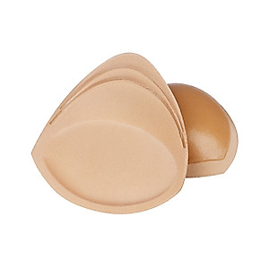 Niidor Self-Adhesive Bra Pads Insert Removable Triangle Push Up Sticky Bra Cups Inserts Breast Lifter for Bikini Swimsuit