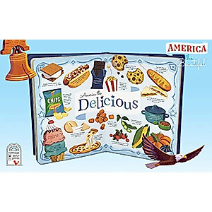 America The Beautiful - Celebrating America's History, Landmarks, Parks, Artists, Food, Maps, And More! (Children's Hardcover Luxury Storybook)