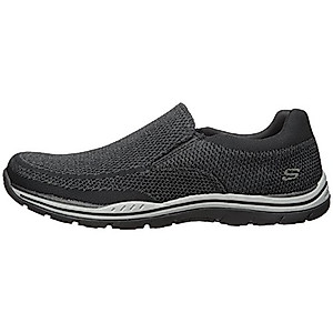Skechers USA Men's Expected Gomel Slip-on Loafer,Black,10 2W US