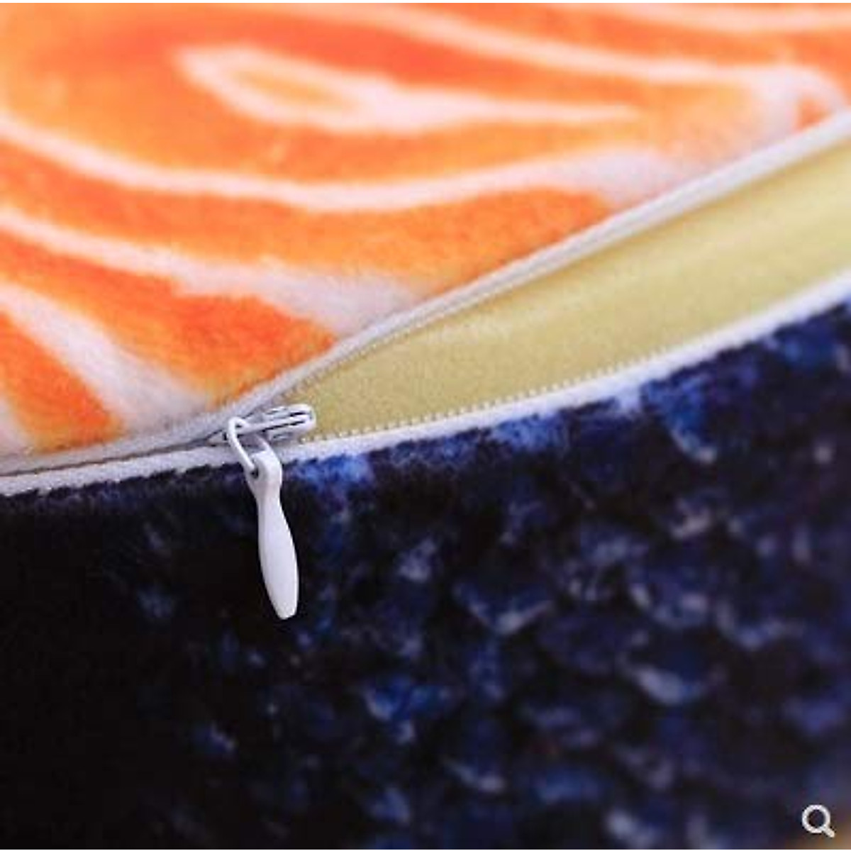 Washable Amusing Simulation Tasty Salmon Fish Sushi Pillow Cushion Home Decor