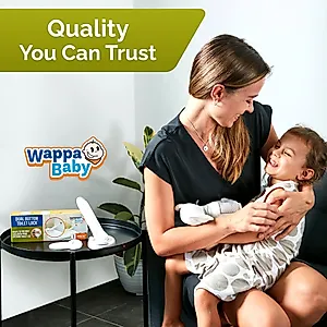 Toilet Seat Lock for Child Safety with Double Lock Mechanism – Child Proof Toilet Locks for Toddlers, Easy Installation No Tools Needed Fits Most Toilets – Toilet Baby Proofer by Wappa Baby