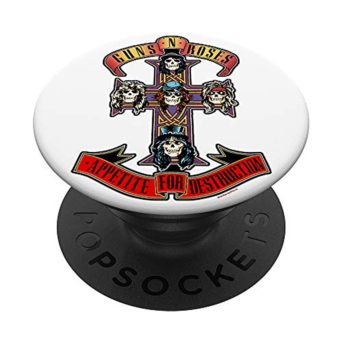 Guns N' Roses Official Cross PopSockets PopGrip: Swappable Grip for Phones & Tablets