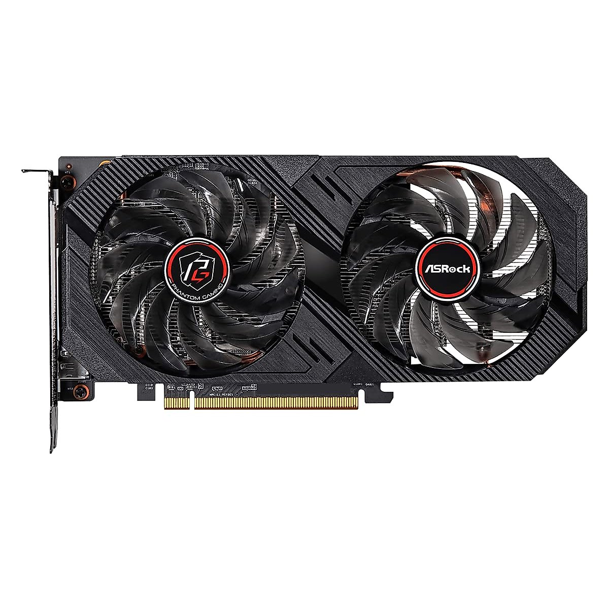 ASRock AMD Radeon RX 6500 XT Phantom Gaming D 4GB OC GDDR6 0dB Silent Cooling 18 Gbps 64-bit 7680 x 4320 Graphics Card Dual Fan HDMI DisplayPort