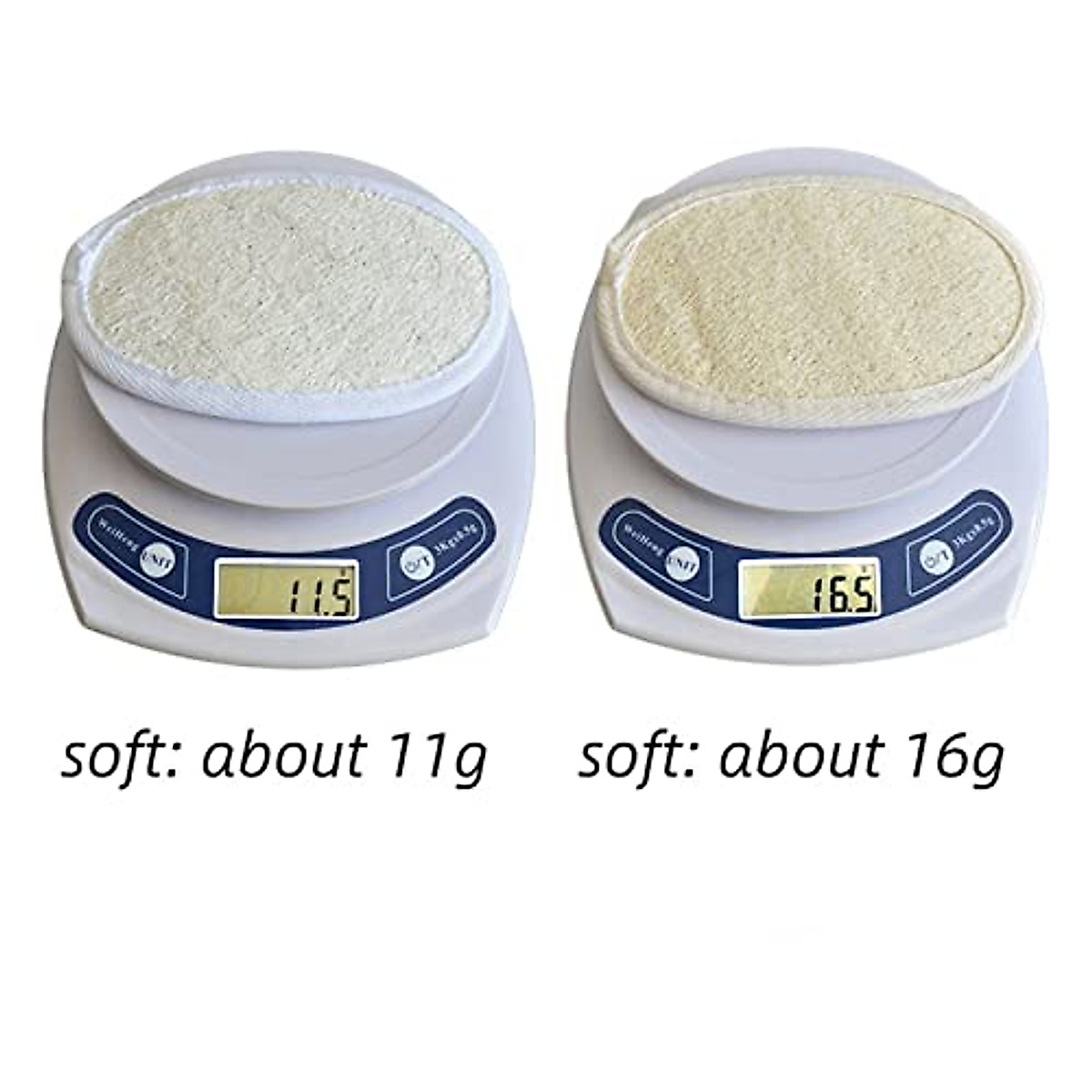 INGVY Dry Brushing Body Brush Natural Bath Loofah Brush Bath Brush rub for Bath Natural Loofah Sponge Bath Ball Shower Rub Remove exfoliate Dead Skin Dirt (Color : Rice)