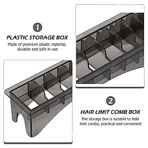 Clipper Guard Holder Organizer, Guard Holder Barber, Hair Clipper Case, Electric Hair Clipper Limit Comb Organizer Guide Comb Storage Case, Clipper Guard Holder Organizer