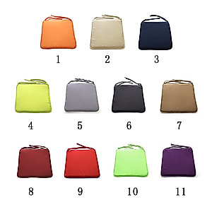 Xiaokeis 36x36cm Chair Cushions, Rocking Chair Pads and Cushions Chair Cushions for Dining Chairs, Office Chairs, Hardwood Floors(Orange)