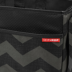 Skip Hop Car Storage Box, Style Driven, Tonal Chevron