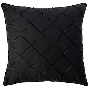Chic Home 8-Piece Embroidery Comforter Set, Queen, Livingston Black