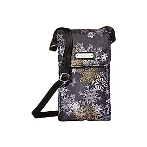Baggallini womens Phone Crossbody Mini, Frosted Black, One Size US