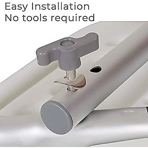 Carex Bath Chair and Shower Chair with Back - Shower Seat for Elderly, Handicap, and Disabled, 300lbs, Easy Assembly, White