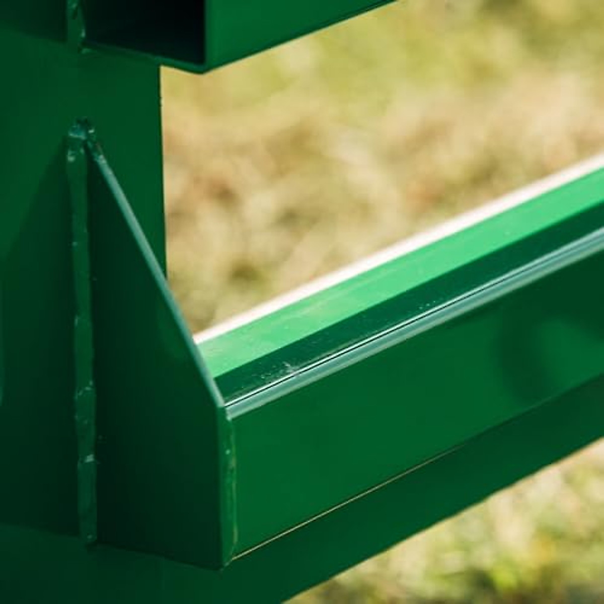 Titan Attachments Receiver Mount Plate Fits Front Loader Hook and Pin Connection, 2" Receiver Hitch, 3000 LB Weight Capacity, Green Finish Steel Mount Plate Adapter