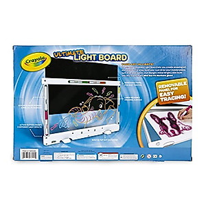 Crayola Ultimate Light Board for Drawing & Coloring - White, Light Up Kids Toy, Gift for Kids Ages 6, 7, 8, 9