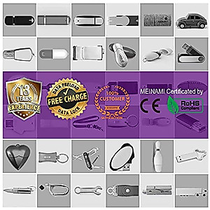 MEINAMI Customised Wristband USB Flash Drive Personalised Silicone Memory Stick, Custom Thumb Drive with Logo Printed 4GB 50 Pack