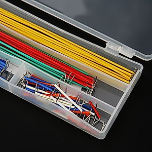 140pcs U Shape Solderless Breadboard Jumper Cable Wire Kit Box for DIY Shield Arduino and Raspberry Pi