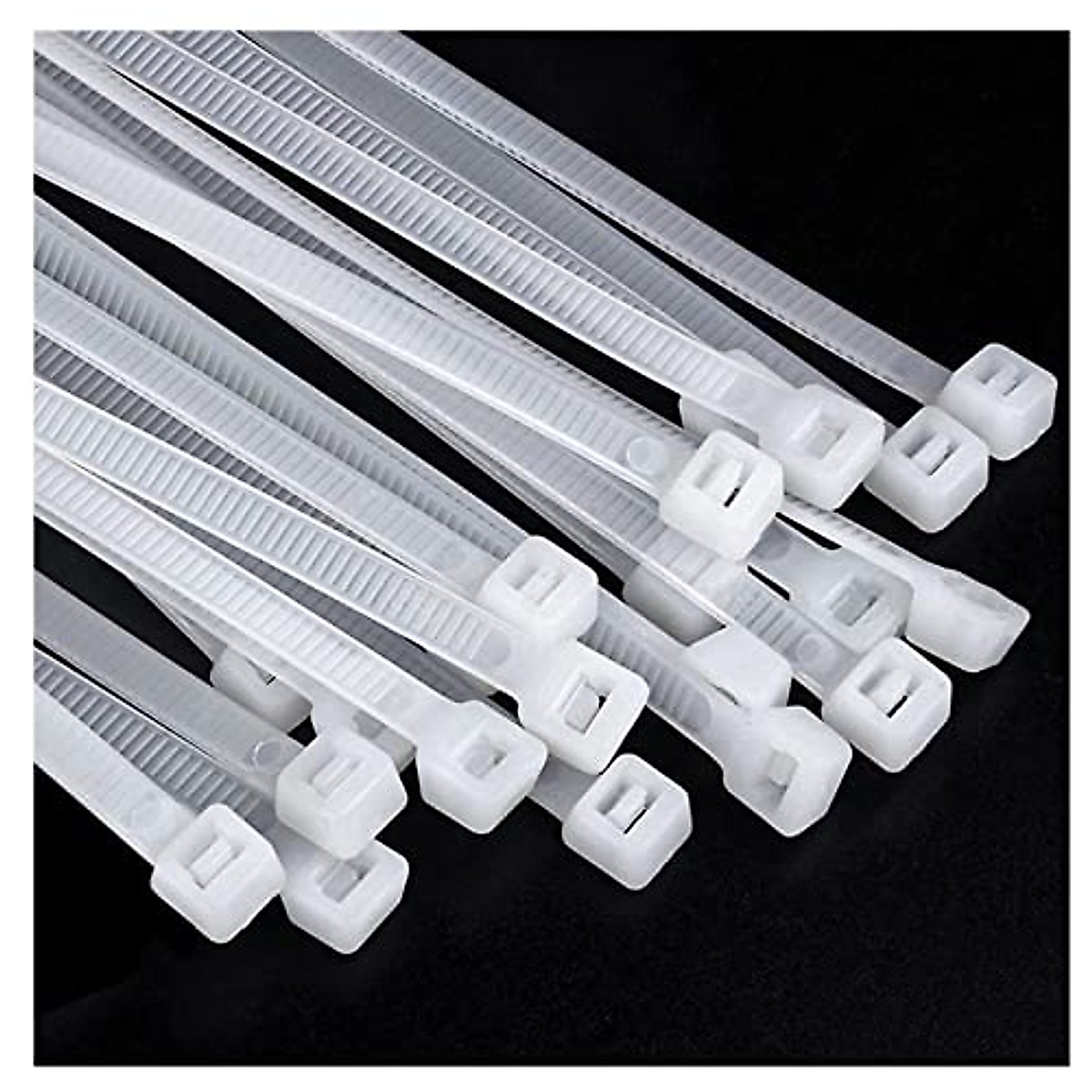 Large zip ties 24 inch white heavy duty zip ties for outdoor use 50 pcs strong extra long cable ties big industrial plastic tie wraps