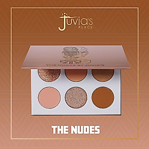 Juvia's Place The Nudes - Blue, Eyeshadow Palette, Professional Eye Makeup, Pigmented Eyeshadow Palette, Makeup Palette for Eye Color & Shine, Pressed Eyeshadow Cosmetics