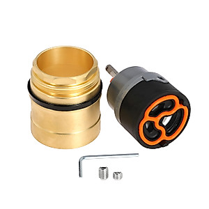 RP50587 Cartridge and RP51503 Bonnet Nut Faucet Valve Kit for Delta for DST Single Handle Kitchen and Lavatory Shower Faucets 36mm Motion Cartridge