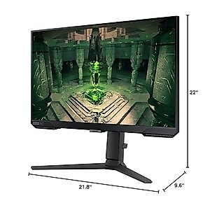 SAMSUNG 25" Odyssey G4 Series FHD Gaming Monitor, IPS, 240Hz, 1ms, G-Sync Compatible, AMD FreeSync Premium, HDR10, Ultrawide Game View, DisplayPort, HDMI, Fully Adjustable Stand, LS25BG402ENXGO