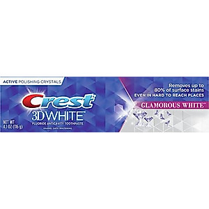 Crest 3D White, Whitening Toothpaste Glamorous White, 4.1 oz