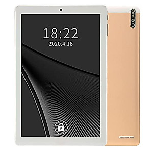Tablet Processor 8 Cores 10 Inch Tablet with 3 Slots Dual SIM Dual Standby with WiFi 3G 5G Network for Students to Work (US Plug)