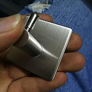 4Packs Towel Hooks SUS 304 Stainless Steel Adhesive Hooks Heavy Duty Wall Hangers, Bathroom Towel Holders Clothes Cabinet Closet Robe Hook Wall Mounted Round Kitchen Door Hanger