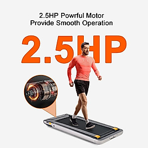 Foldable Treadmill with Incline, Folding Treadmill for Home Electric Treadmill Workout Running Machine, Handrail Controls Speed, Pulse Monitor,APP