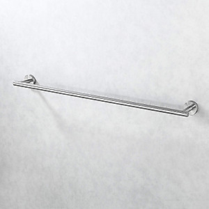 KES Bathroom Towel Bar, Towel Hangers for Bathroom Wall Shower Hand Towel Holder Hanger 27.6 Inches SUS304 Stainless Steel RUSTPROOF Wall Mount Brushed Steel, Total Length 29.9 Inch, A2000S75-2