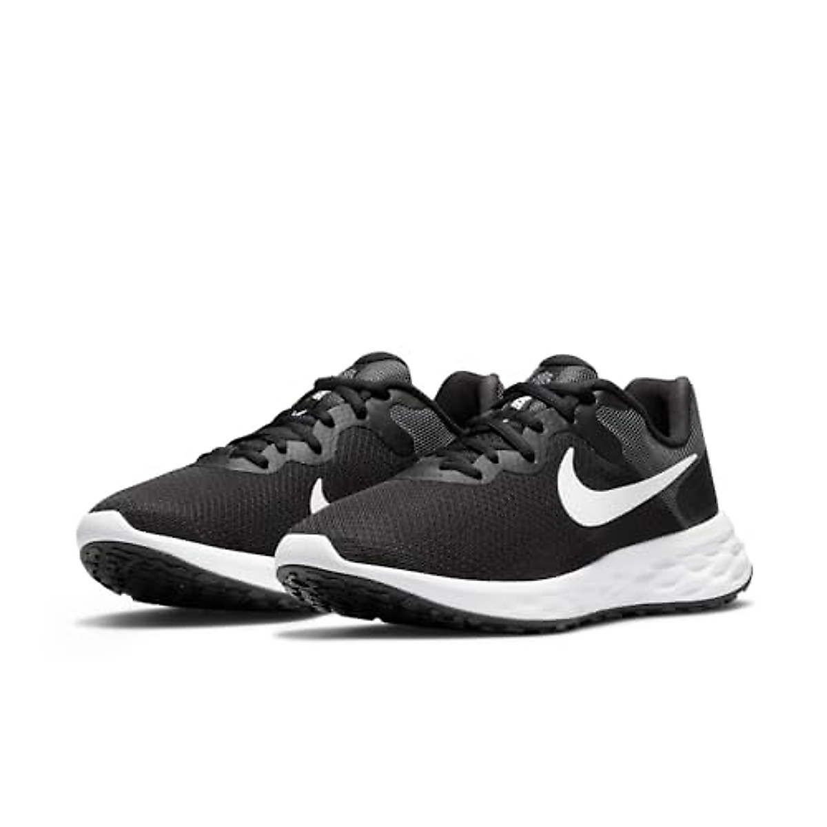 Nike Women's Sneaker Running Shoes, Black White Dk Smoke Grey Cool Grey, 6.5 AU