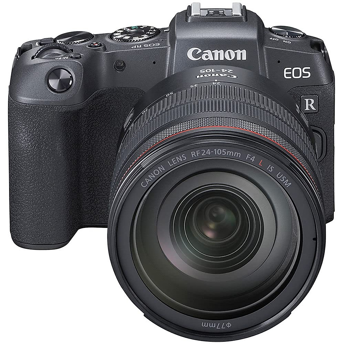Canon EOS RP Mirrorless Digital Camera with 24-105mm Lens (3380C012) + 4K Monitor + Canon EF 50mm Lens + Pro Headphones + Mount Adapter EF-EOS R + Pro Mic + 2 x 64GB Memory Card + More (Renewed)