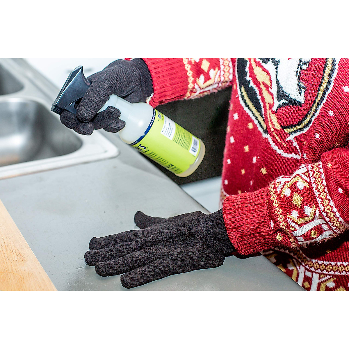 Heavy Weight 9OZ. Cotton Brown Jersey Work Gloves, Knit Wrist, Sold by Dozen (12-Pairs) - X-Large